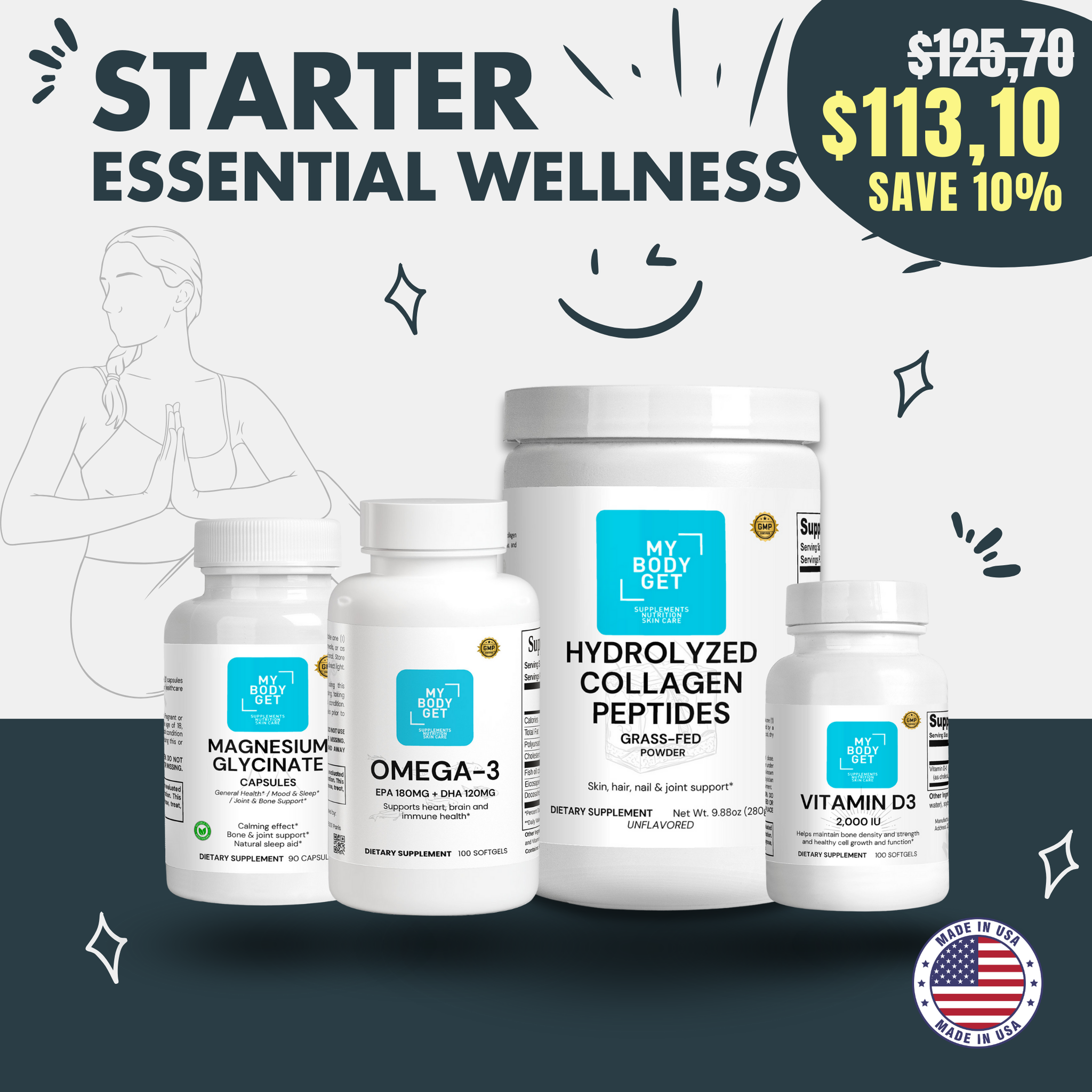 Essential Wellness Starter – Daily Vitality for a Stronger You